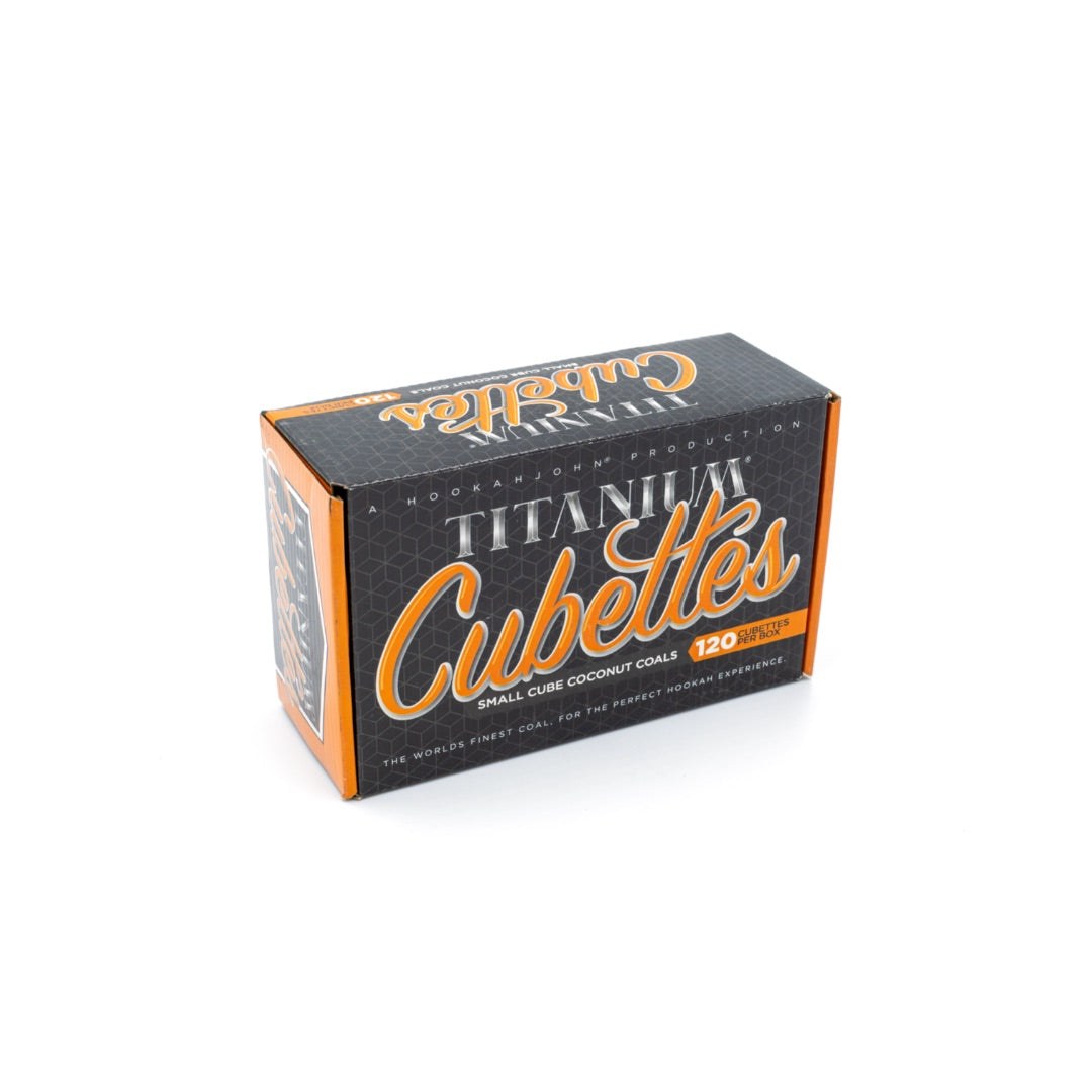 Titanium: Premium Hookah Charcoal Cubettes | Hookah Vault